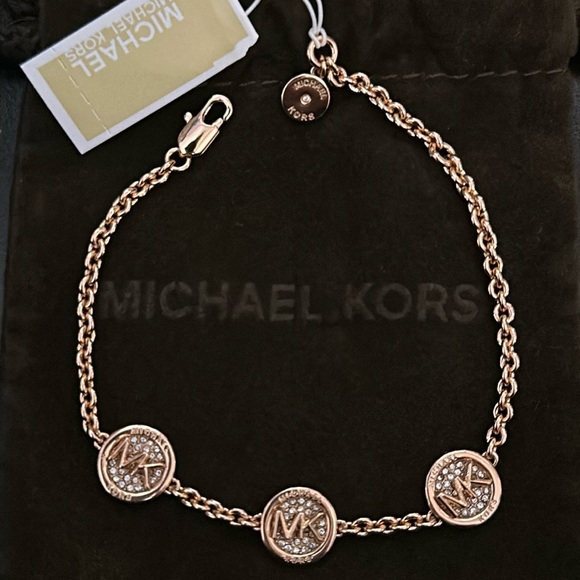 Michael Kors | Jewelry | Michael Kors Rose Gold Bracelet | Poshmark